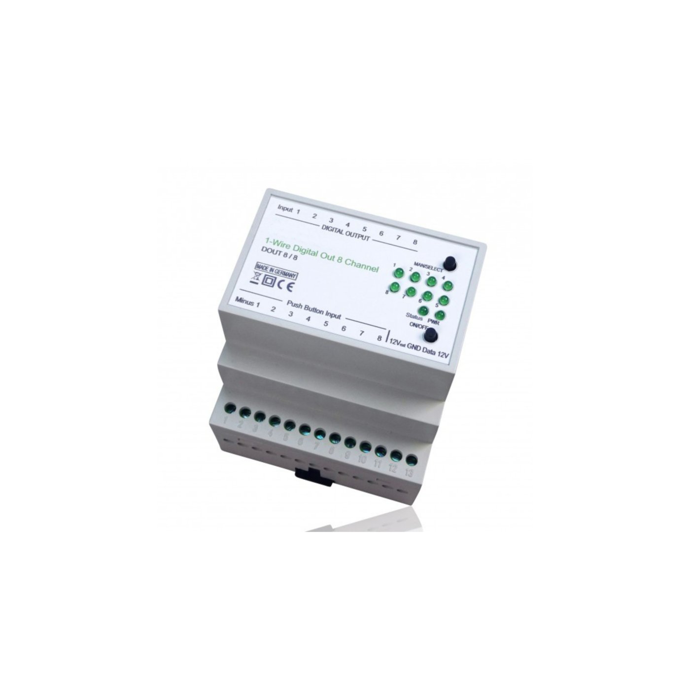ecodata solutions GmbH | 1-Wire® Relaisbaustein 8-fach
